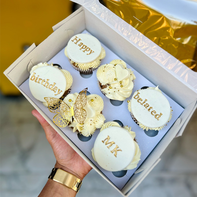 HBD Gold Cupcakes – The Muffineers