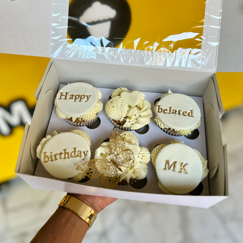 HBD Gold Cupcakes – The Muffineers