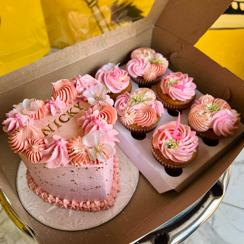 Pink Heart Bento – The Muffineers