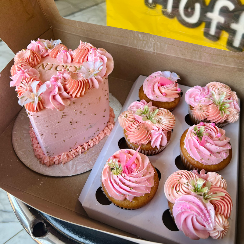 Pink Heart Bento – The Muffineers