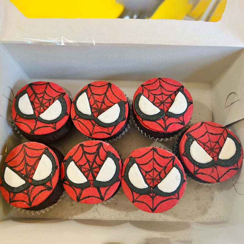 Spiderman Cupcakes – The Muffineers